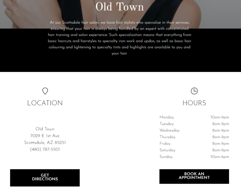 Case Study: Hairdressing Salon Converts With Elegant Website Design ...