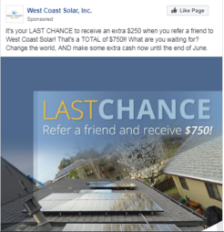 Solar Facebook Ads - Ad Examples from Marketing 360® - Marketing 360® Blog