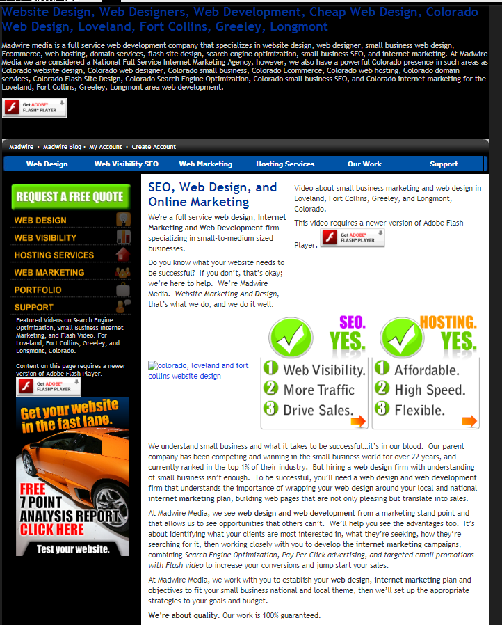 The Evolution of a Website (See the Changes in Madwire® and Marketing ...