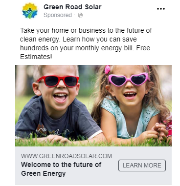 Solar Facebook Ads - Ad Examples from Marketing 360® - Marketing 360® Blog