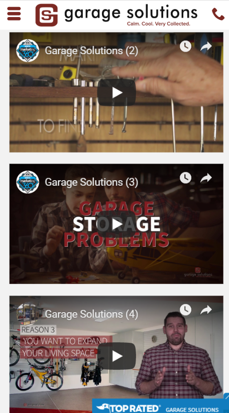 Garage Service Website - Conversion Based Design Example - Marketing ...