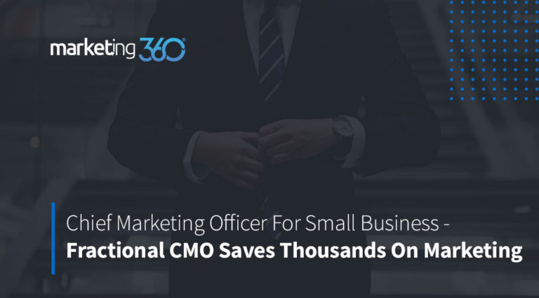 Chief Marketing Officer For Small Business - Fractional CMO Saves ...