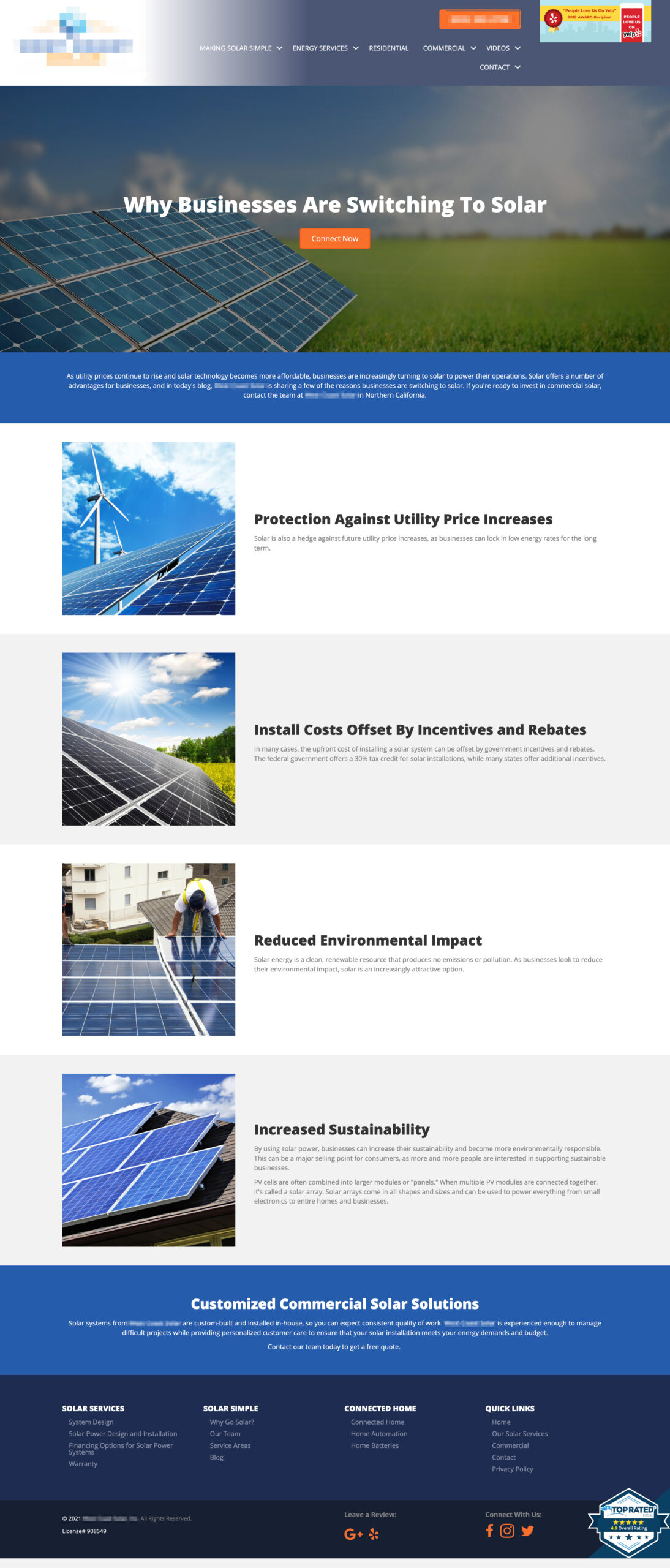 Case Study: Solar Contractor Wins With Content Marketing