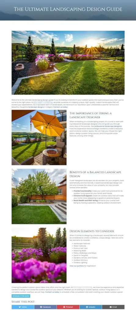 Landscaper Marketing Case Study: Getting Found With Local SEO