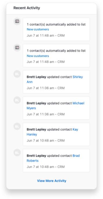 Introducing the new CRM Overview - Marketing 360® Blog